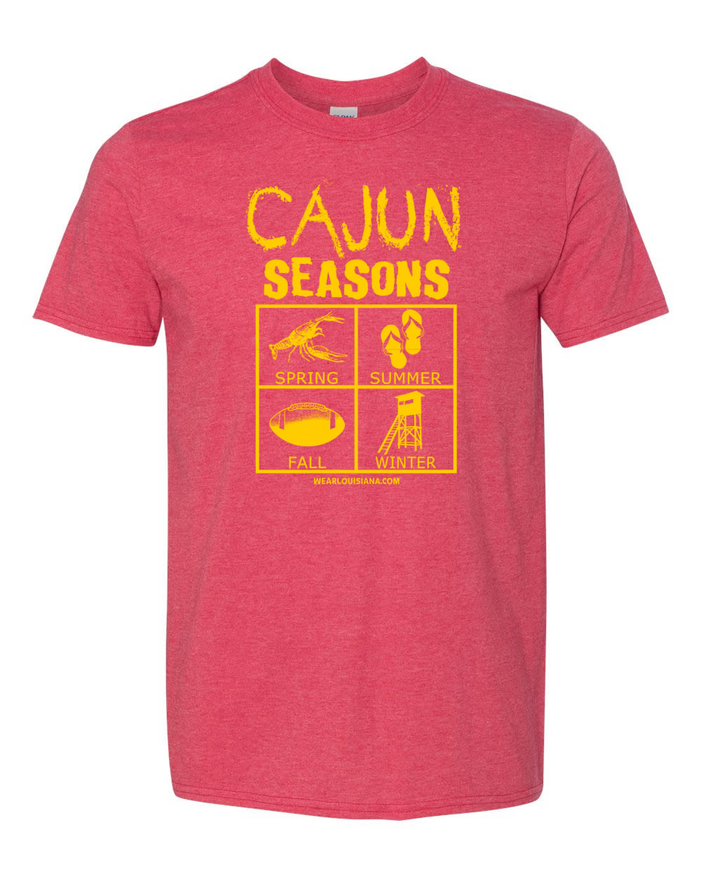 Red: Cajun Seasons – Wear Louisiana